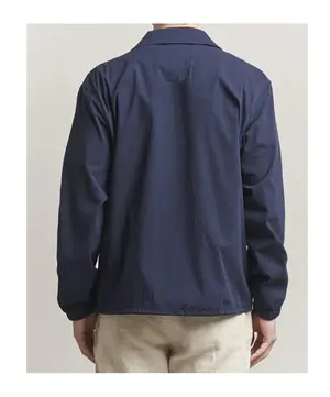 Polo Ralph Lauren Long-sleeved Shirt Jacket With Classic Collar - Navy
