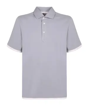 Brunello Cucinelli Collared Short-sleeved Polo Shirt