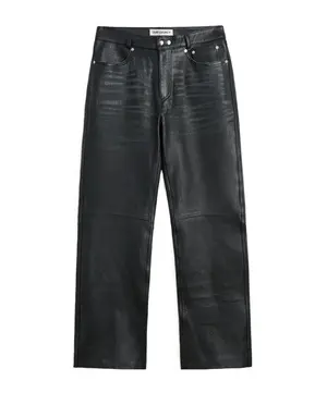 Our Legacy Carlson Straight-leg Leather Pants - No