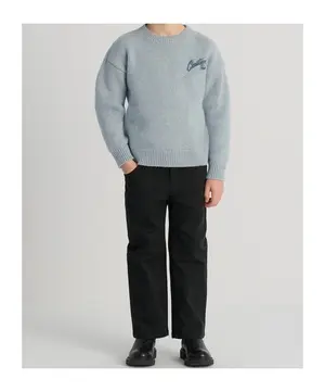 Dior Crew Neck Sweater With Paris Embroidery