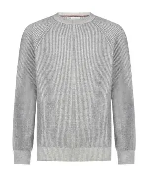 Brunello Cucinelli Ribbed Knit Pullover - No