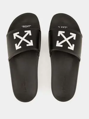 Off-White Arrow Open Toe Slip-on Slides