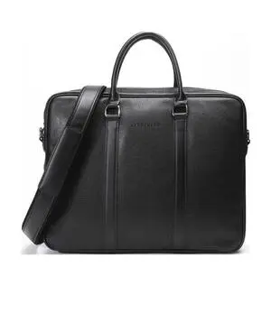 Longchamp Le Foulonne Laptop Bag - Black