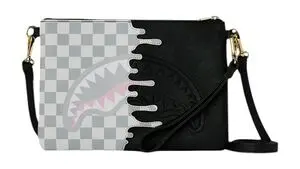 SPRAYGROUND Checkerboard Shark Crossbody Pochette