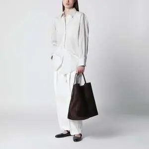 TOTEME Suede Tote Bag - Brown