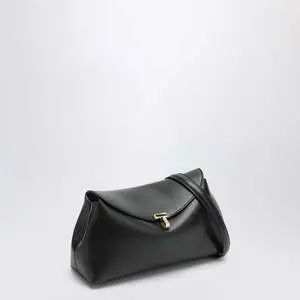 TOTEME Leather T-lock Clutch Bag - Black