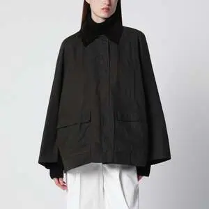 TOTEME Forest Waxed Cotton Country Jacket - Green