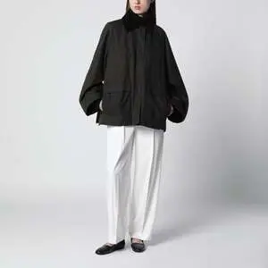 TOTEME Forest Waxed Cotton Country Jacket - Green