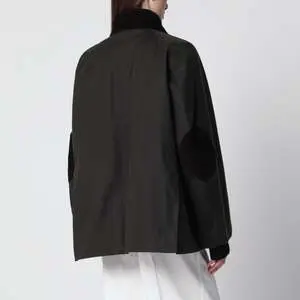 TOTEME Forest Waxed Cotton Country Jacket - Green
