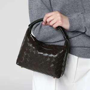 Bottega Veneta Mini Wallace Bag - Brown