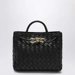 Bottega Veneta Small Andiamo Bag - Black