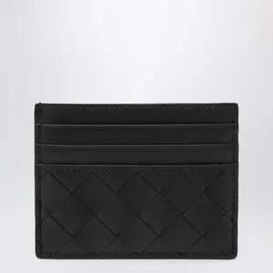 Bottega Veneta Intrecciato Card Holder - Black
