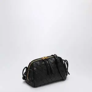 Bottega Veneta Plaited Concert Clutch Bag - Black