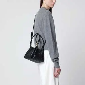 Bottega Veneta Small Parachute Bag - Black