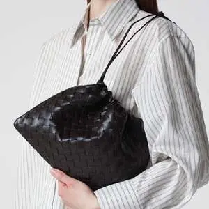 Bottega Veneta Medium Pouch - Brown