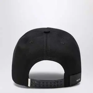 Amiri Baseball Cap With Embroidered Logo - Black