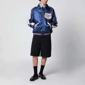 Needles Polyester Satin Stadium Jacket