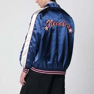 Needles Polyester Satin Stadium Jacket