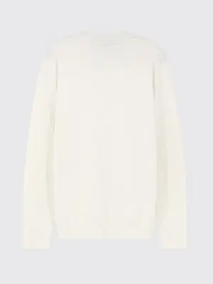 BOSS Cotton And Silk Blend Crewneck Jumper With Ribbed Trims