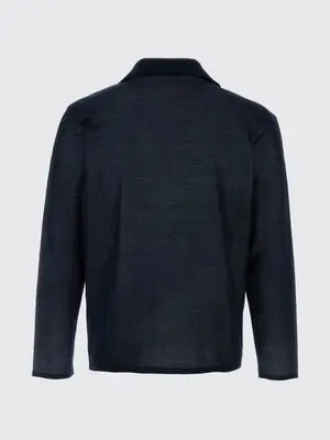 FERRAGAMO Long-sleeved Silk Polo With V-neck