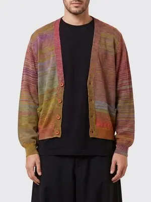 MAGLIANO Striped Cotton V-neck Cardigan