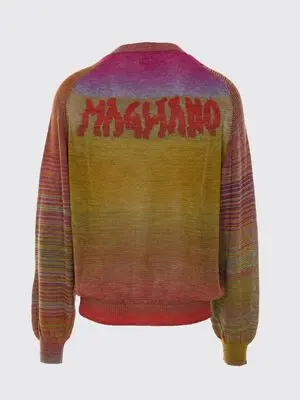 MAGLIANO Striped V-neck Cotton Cardigan