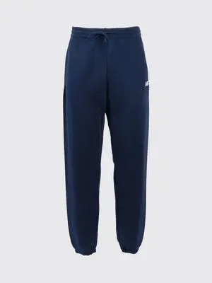 NEW BALANCE Slim Fit Cotton Jogging Trousers With Drawstring Waist