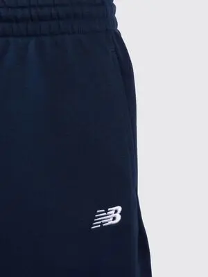 NEW BALANCE Slim Fit Cotton Jogging Trousers With Drawstring Waist