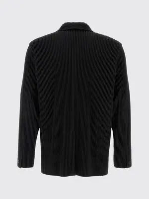 Issey Miyake Homme Plissé Short Single-breasted Pleated Crêpe Blazer