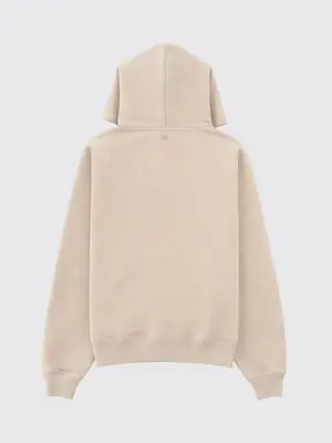 AMI Paris Cotton Hoodie With Kangaroo Pocket And Dropped Shoulders