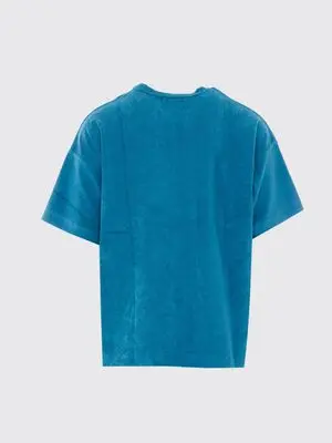 Howlin' Relaxed Fit Crew Neck T-shirt In Cotton-blend Jersey - Blue