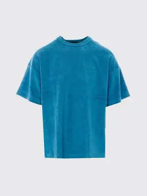 Howlin' Relaxed Fit Crew Neck T-shirt In Cotton-blend Jersey - Blue