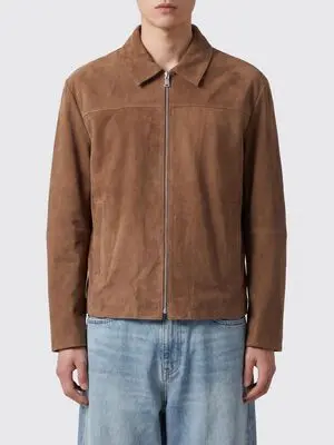 ARMA Suede Goat Leather Shirt Jacket With Welt Pockets - Brown