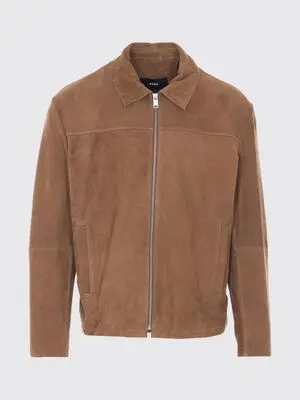 ARMA Suede Goat Leather Shirt Jacket With Welt Pockets