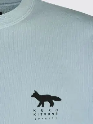 Maison Kitsuné Crewneck Cotton Sweatshirt With Contrast Logo