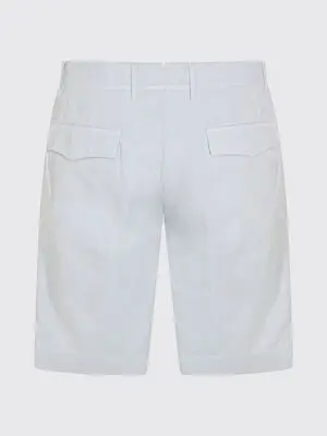 Incotex Stretch Cotton Chino Shorts With Slash Pockets And Mid-rise Waist