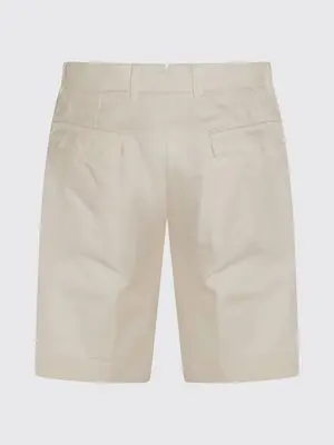Incotex Stretch Cotton Chino Shorts With Slash Pockets And Mid-rise Waist