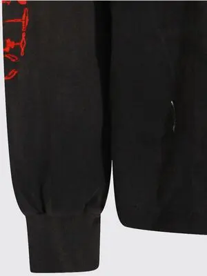SAINT MXXXXXX Long-sleeved Graphic Print Cotton T-shirt In A Relaxed Fit