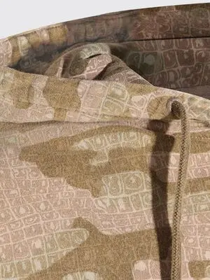 DAILY PAPER Camouflage Cotton Zip-up Hoodie With Dropped Shoulders