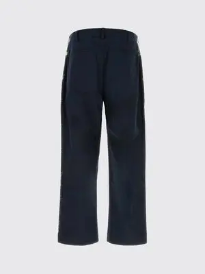 BAZISZT Baziiszt Wide Leg Embroidered Cotton Trousers