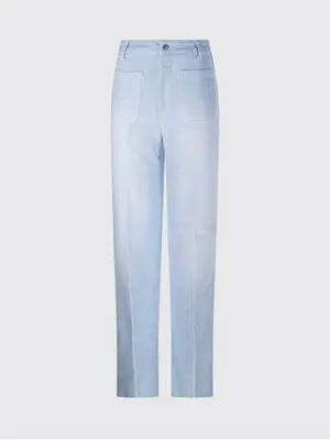 Victoria Beckham Straight Cotton Denim Jeans