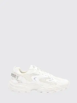 PLEIN SPORT Plein Sport Pulse X Sneakers In Calfskin Leather And Mesh White