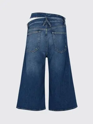 CYCLE Cotton Denim Wide-leg Cropped Jeans
