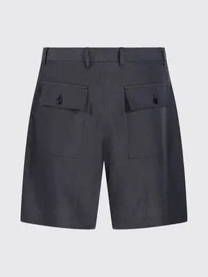 LARDINI Tailored Linen Blend Shorts