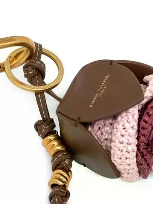 GIANNI CHIARINI Flower Motif Bag Charm