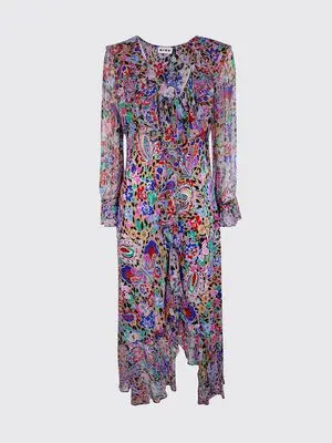 Rixo Paisley Print Maxi Dress
