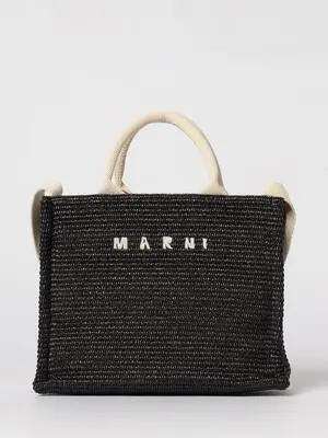 Marni Woven Tote Bag - Black