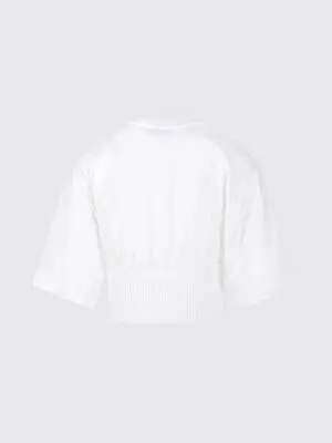 Sportmax Cropped T-shirt With Ribbed Waistband
