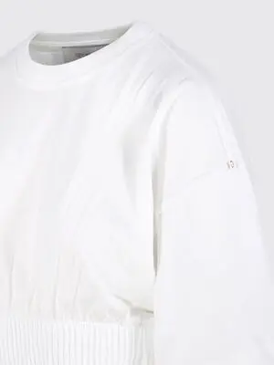 Sportmax Cropped T-shirt With Ribbed Waistband