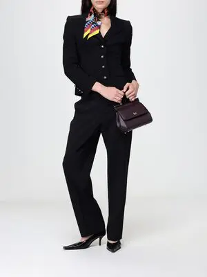Dolce & Gabbana Short Slim Fit Virgin Wool Blazer